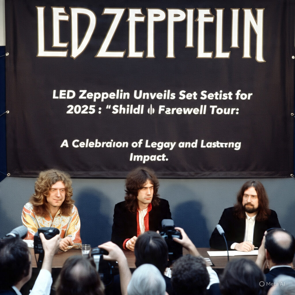 LED ZEPPELIN UNVEILS SETLIST FOR 2025 “SHIELD OF PAIN” FAREWELL TOUR: A ...