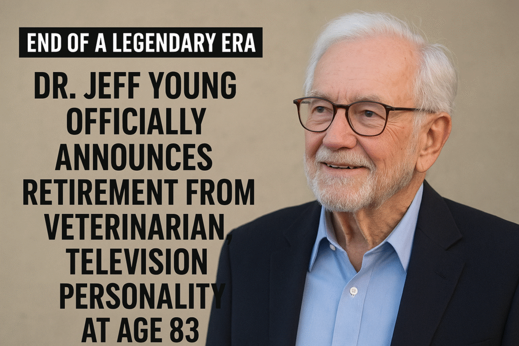 Generate image on:End of a Legendary Era: Dr Jeff Young Officially ...
